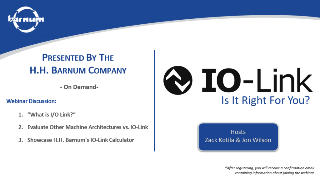 Is IO-Link Right For You? - On Demand