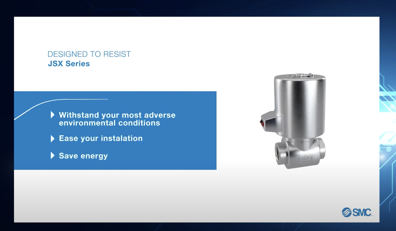 Introducing the JSX Series of Valves from SMC | H.H. Barnum